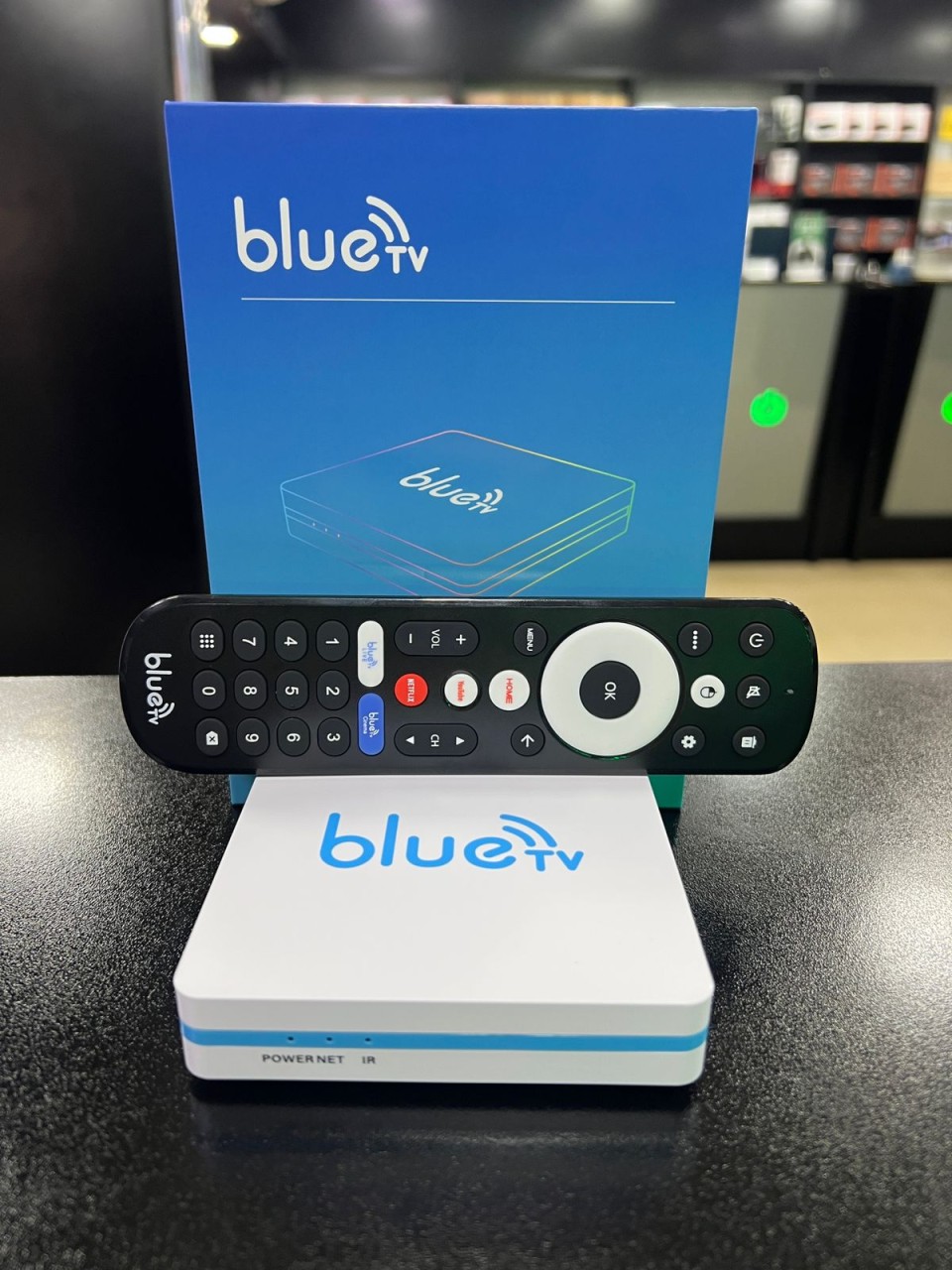 Blue TV 2/16GB 4K: IPTV Sem Antena e Wi-Fi Barato